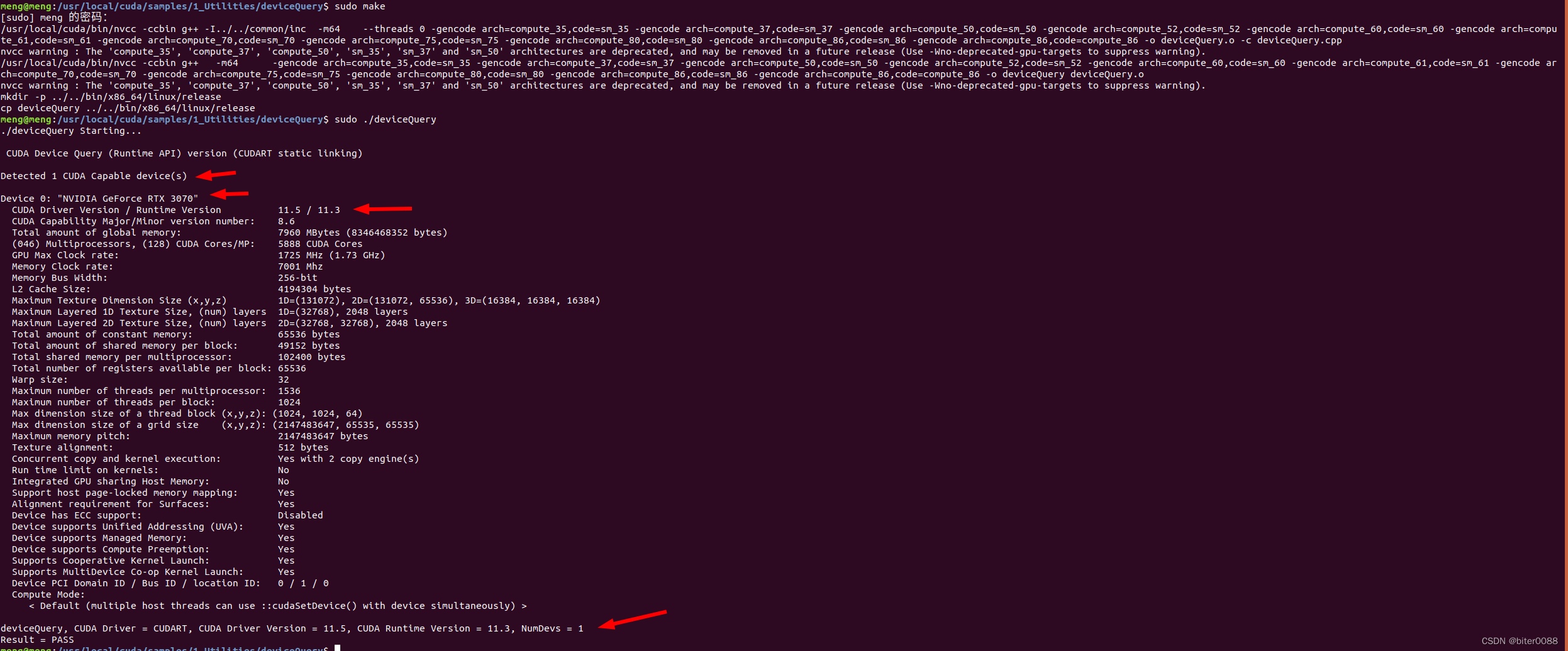 ubuntu18.04配置CUDA-11.3、cuDNN、PyTorch_cuda11.3对应的驱动版本-CSDN博客