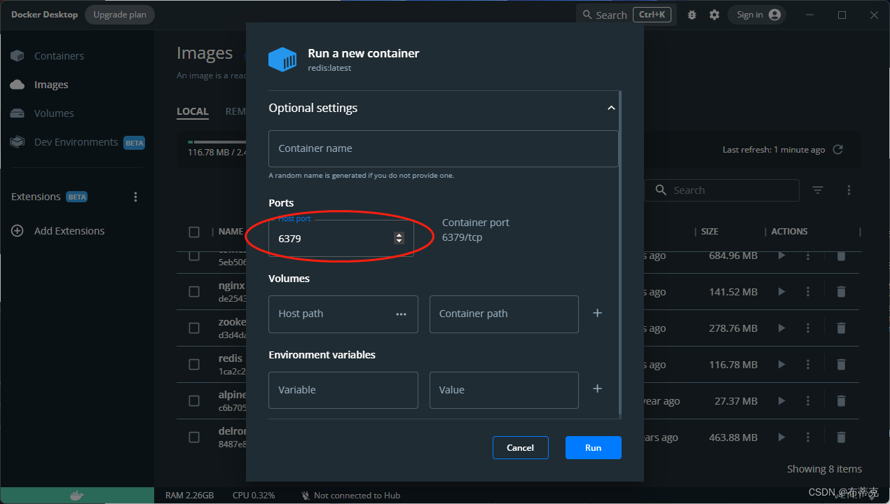 docker 本地部署连接 redis_docker redis 本地连接_布蒂克的博客-CSDN博客