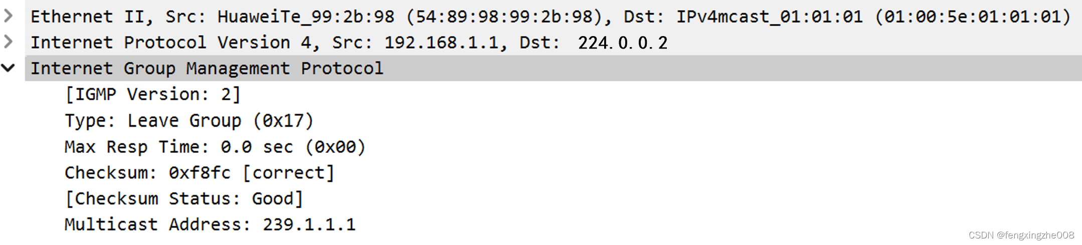 组播IGMP-原理介绍+报文分析+配置示例_igmp报文-CSDN博客