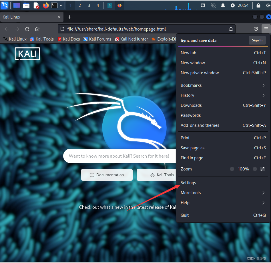 kali火狐设置中文（无需命令）_kali火狐浏览器设置中文-CSDN博客