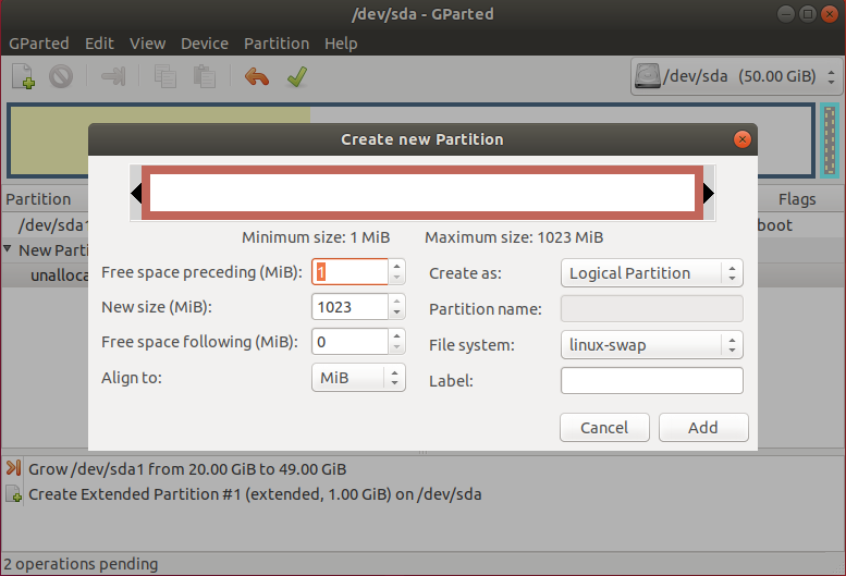 Ubuntu磁盘分区和内存查看_ubuntu查看硬盘容量-CSDN博客