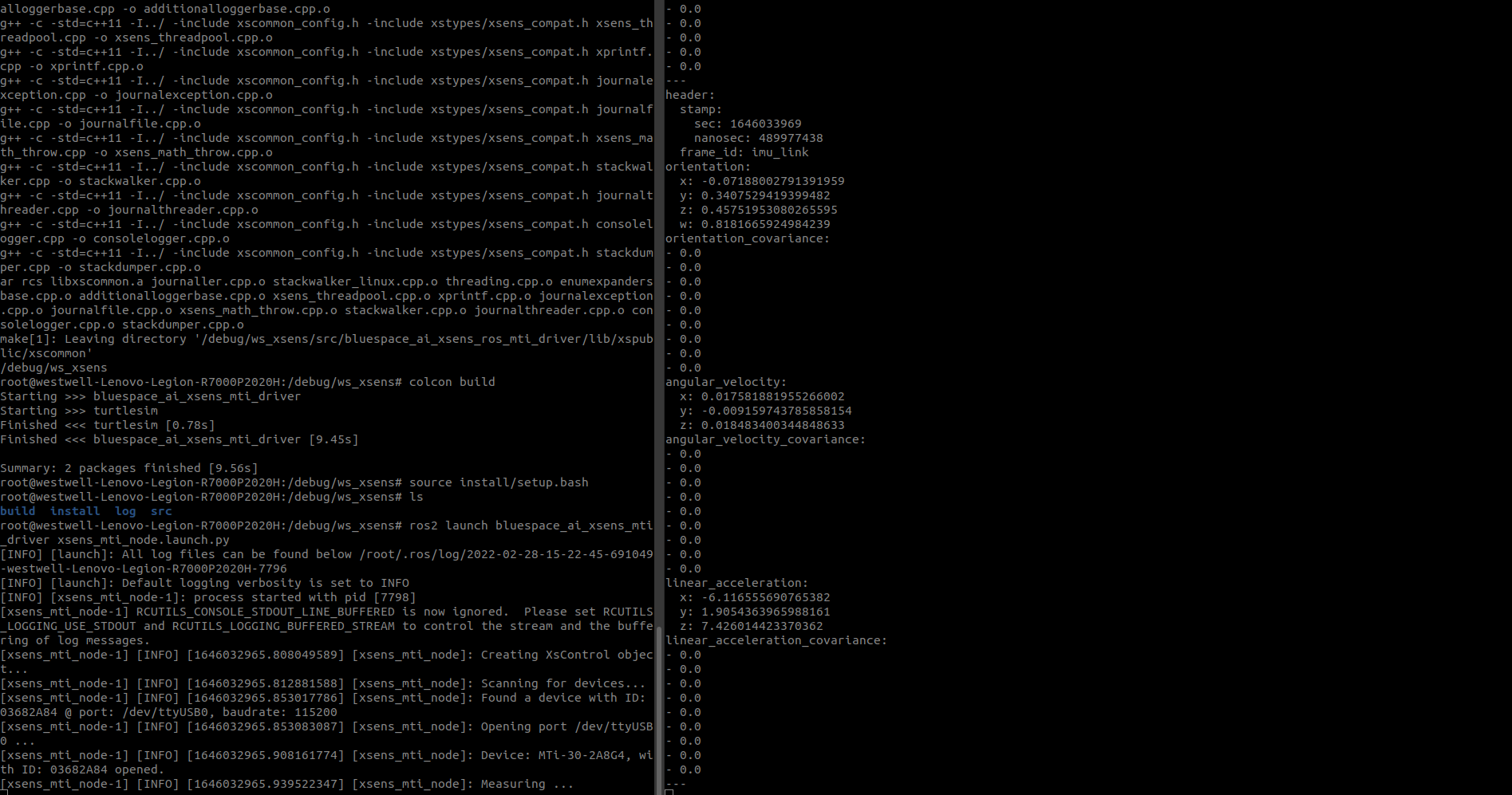 ROS2 下的 MTI driver调试_mti电机调试-CSDN博客