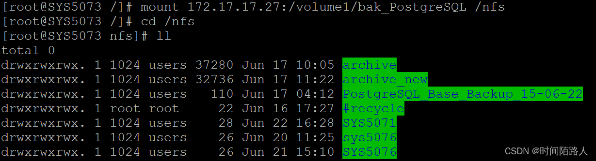 Centos透过NFS挂载NAS路径_nfs方式挂载nas显示空间为所有-CSDN博客