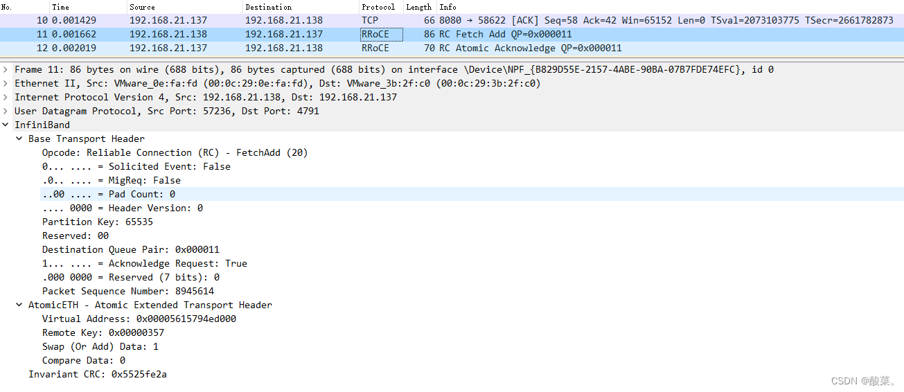 IBV_WR_ATOMIC_FETCH_AND_ADD和IBV_WR_ATOMIC_CMP_AND_SWP使用总结-CSDN博客