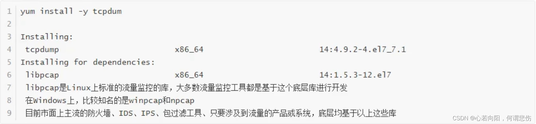 Linux流量监控工具tcpdump Linux流量采集工具 Csdn博客