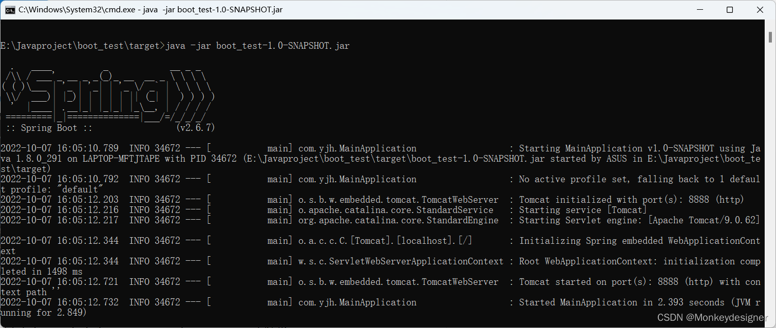 一个简单的SpringBoot工程搭建_场景一个springboot工程_Monkeydesigner的博客-CSDN博客
