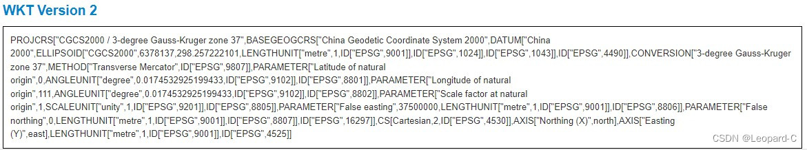 WKT描述的空间参考坐标系_wkt 4490 坐标-CSDN博客