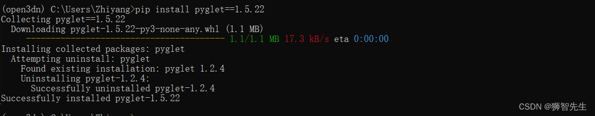 【学习笔记】关于trimesh库与pyglet库的版本匹配问题_importerror('`trimesh.viewer.windowed` requires `p-CSDN博客