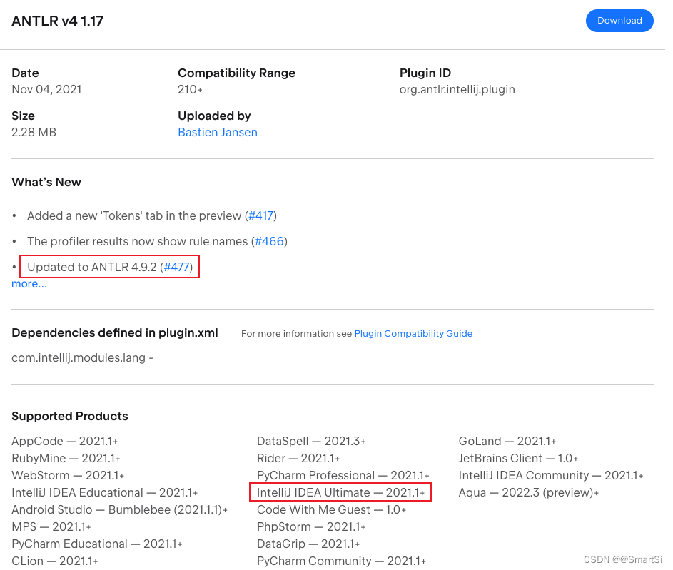 ANTLR4 在 IDEA 中使用 ANTLR 与 Java 程序集成_antlr idea插件下载-CSDN博客