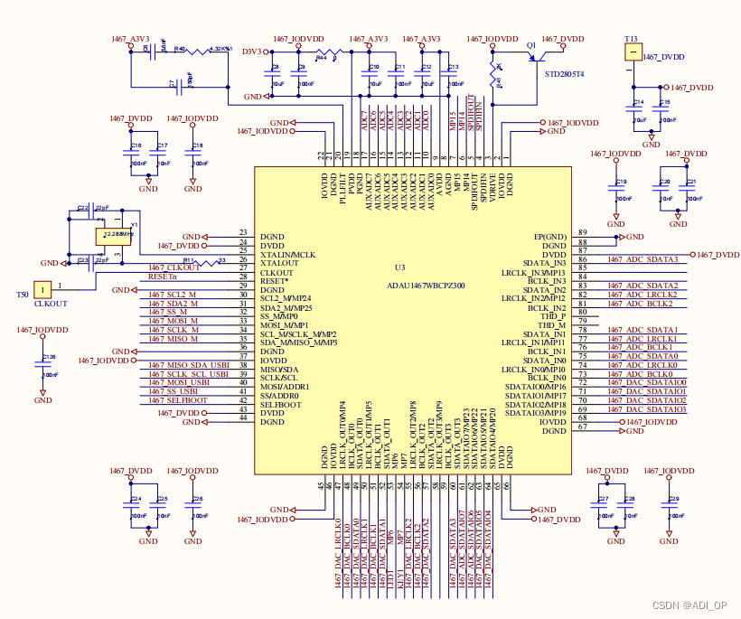 用ADI的音频DSP做多通道输入和输出？有手就行（一）8进16出，分享一下我的设计（含原理图）_汽车dsp电路原理图-CSDN博客