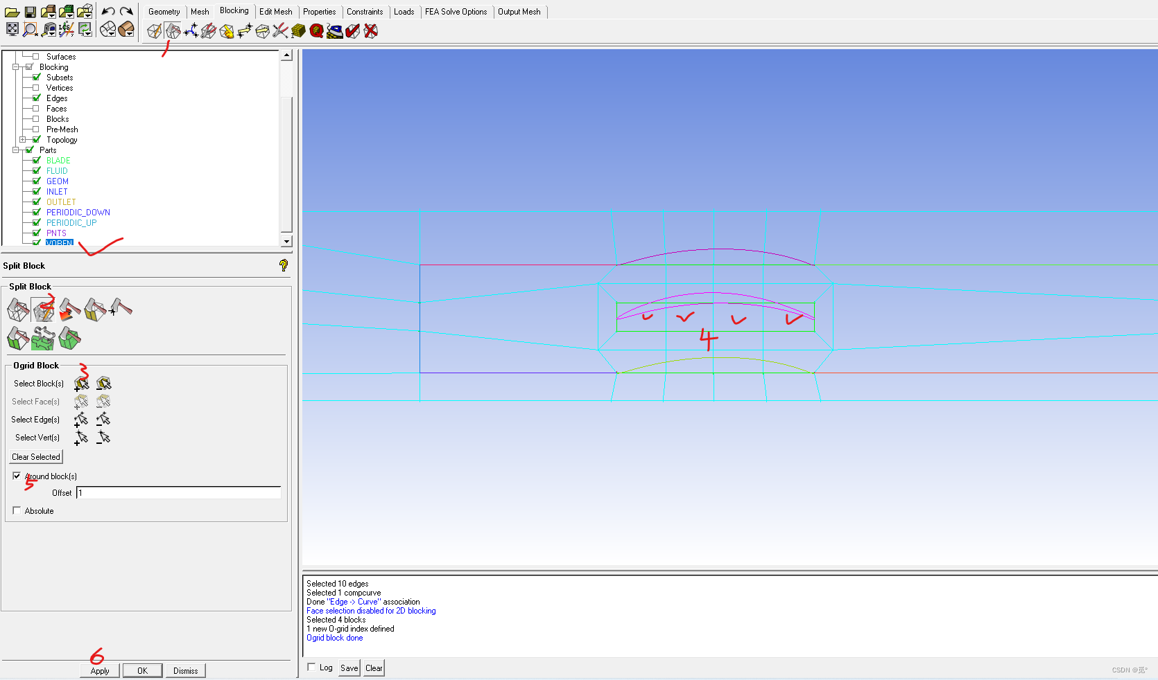 ICEM平面叶栅网格划分_icem 二维叶片-CSDN博客