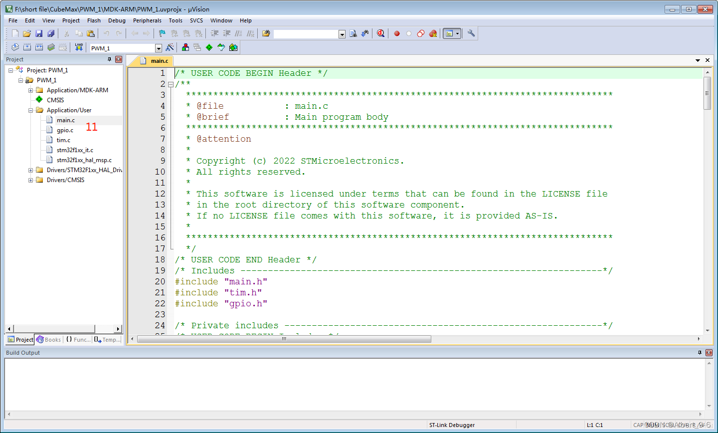 Stm32f103c8t6 Cubemx Pwm波配置stm32f103c8t6cubemx定时蜂鸣器闹钟 Csdn博客 9691