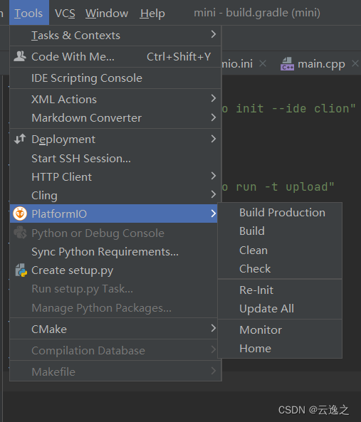 clion + platformio搭建_clion platformio-CSDN博客