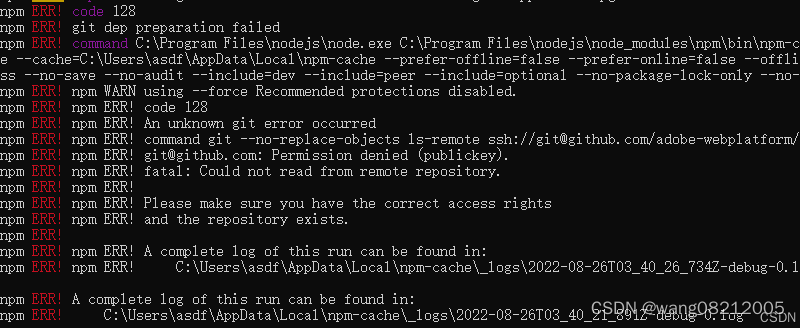 Npm 安装失败踩坑之路there Appears To Be Trouble With The Npm Registry Csdn博客