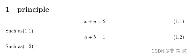 Latex formula chart is numbered and sequentially numbered - Programmer ...