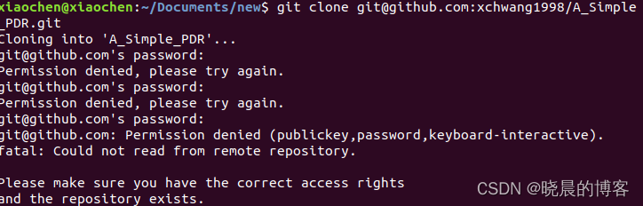 用了梯子，github 配置了公钥依旧提示git@github.com‘s password: Permission denied, please try again. 的解决办法_git ...