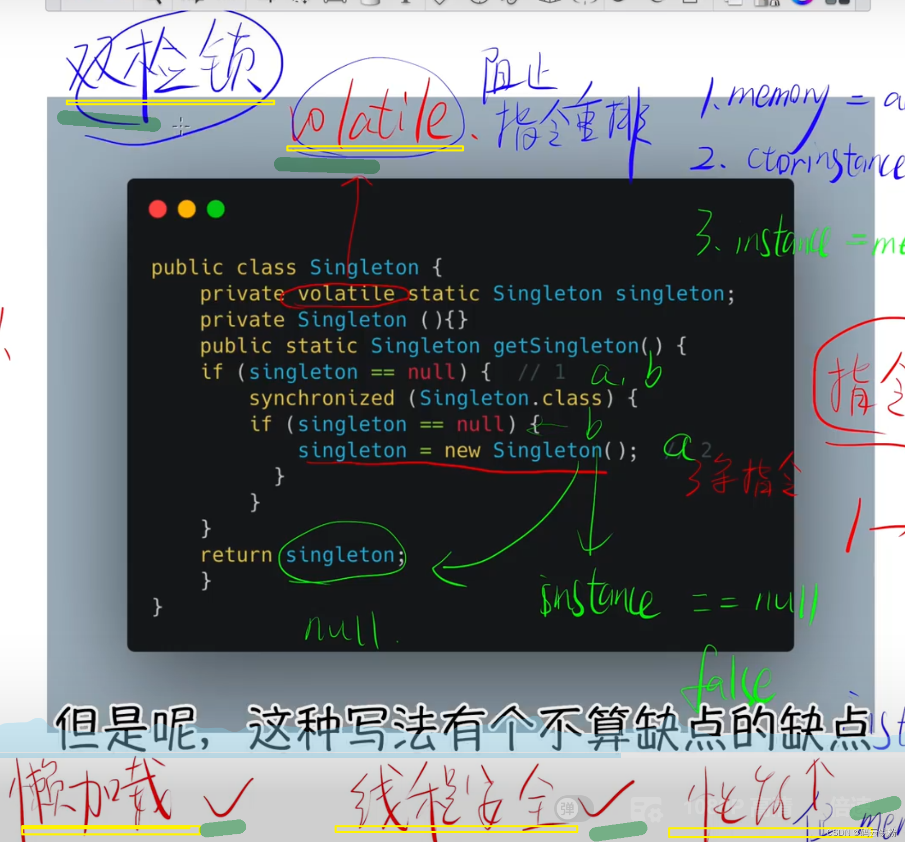 Java面试题——单例模式5道常见面试题 Csdn博客