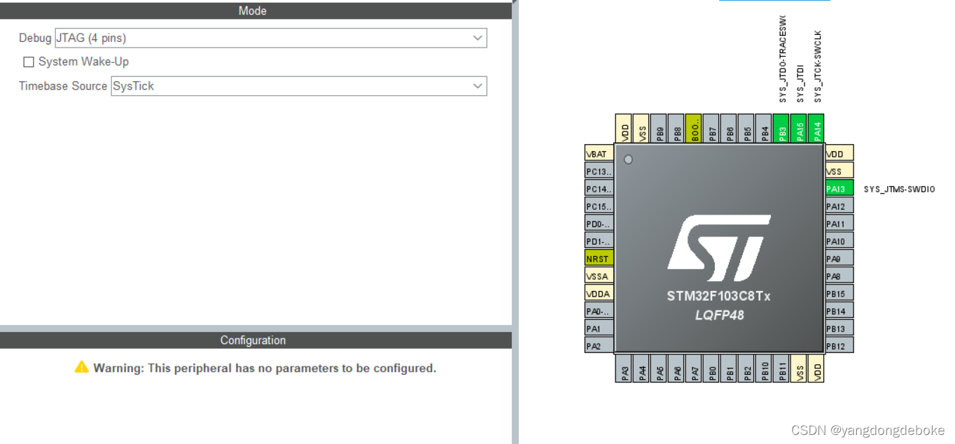 使用stm32cube配置sys Debugstmcube 中debug 如何配置 Csdn博客