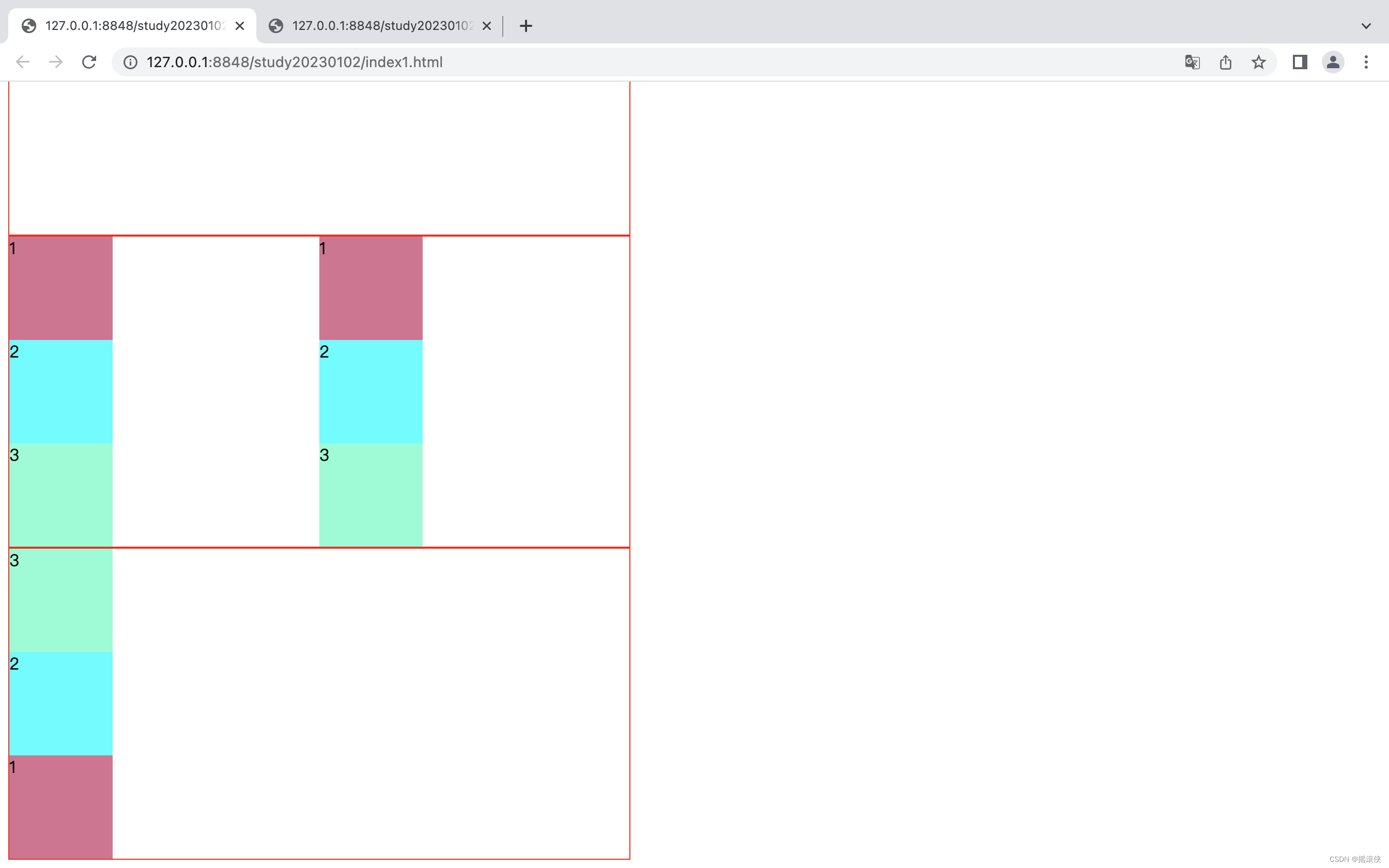 css常用指南，弹性盒子模型、块标签横向排列、标签放一行、弹性盒子模型内的布局_css盒子横向排列-CSDN博客