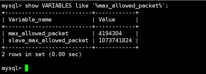 完美解决mysql数据库报Packet for query is too large (164,357 ＞ 2,048)的错误_mysql packet for query is too ...