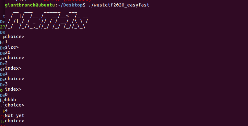 wustctf2020_easyfast（uaf）_wustctf2020 easyfast-CSDN博客