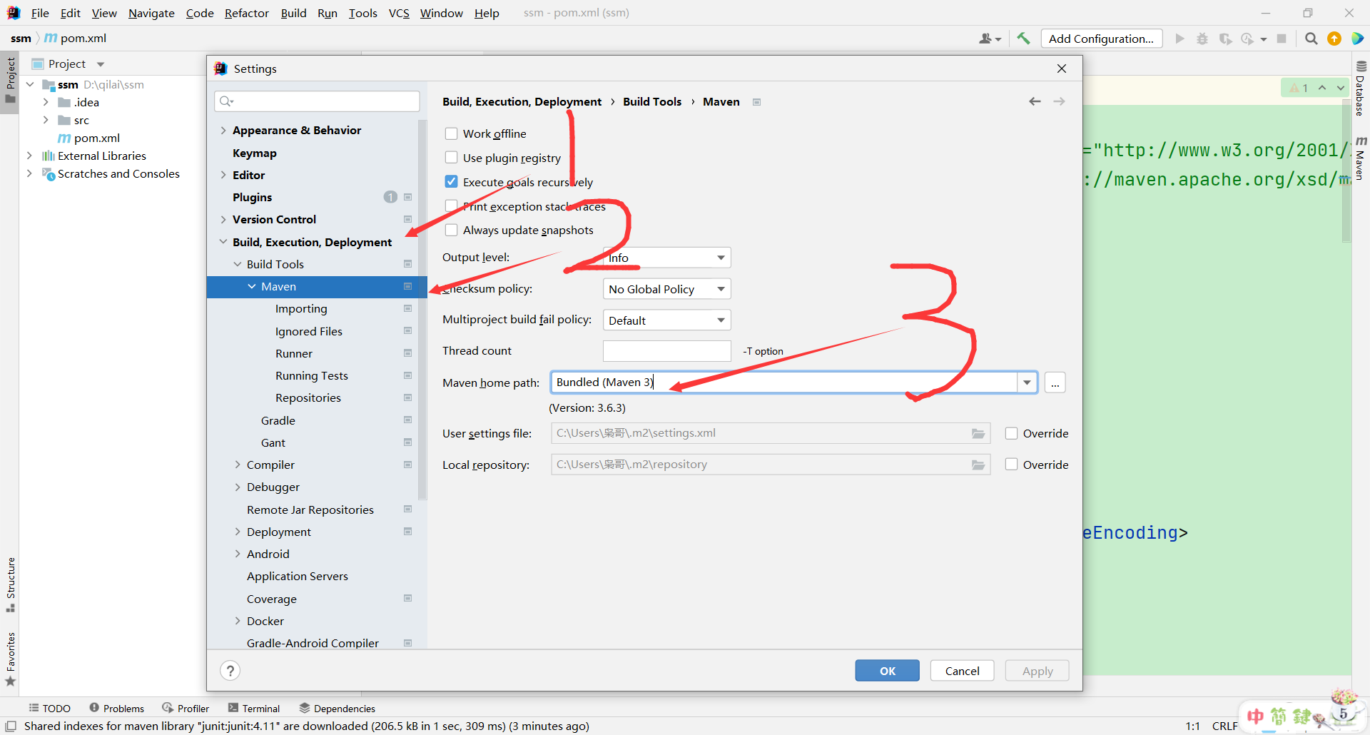 IDEA Maven遇到的问题 wating for maven import completion&&omitted for duplicate jar_waiting for maven ...