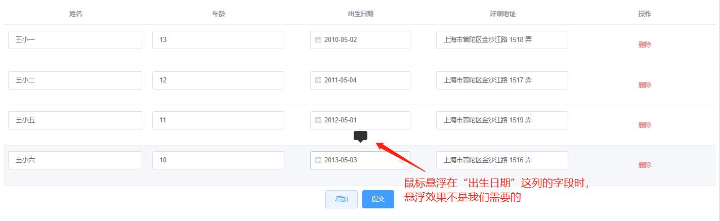 Elementui笔记：el Table添加一行可输入的空行or删除一行记录el Table 点击新增一行 Csdn博客