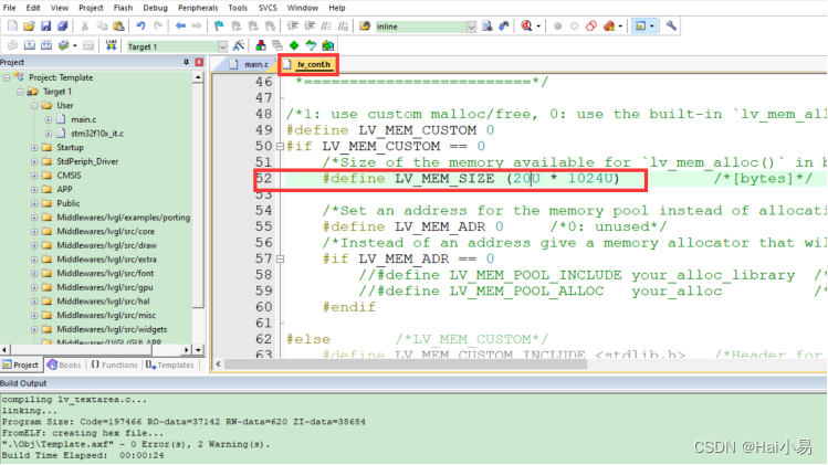 【LVGL应用开发--基于STM32】第2章 LVGL无操作系统移植_lvgl外部sram-CSDN博客