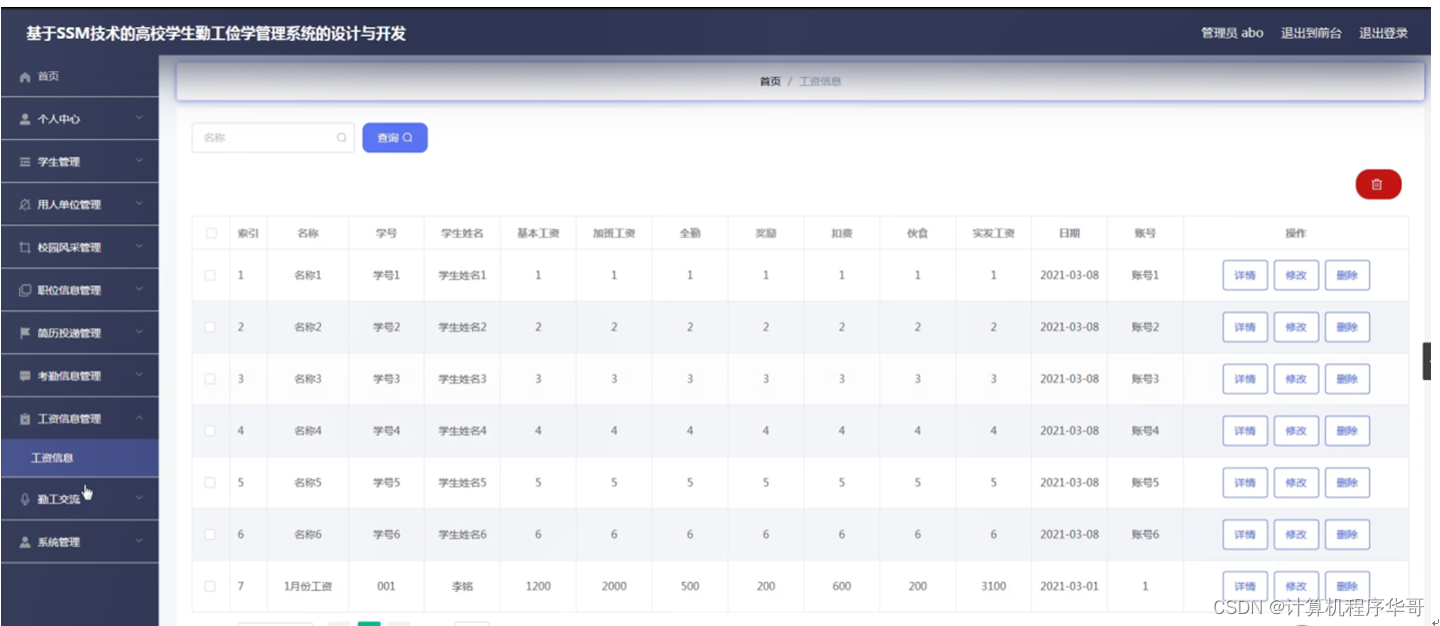 计算机毕设（附源码）java Ssm基于技术的高校学生勤工俭学管理系统的设计与开发大学生勤工俭学管理系统功能设计 Csdn博客