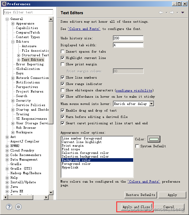 eclipse background color-CSDN博客