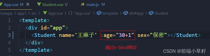 Vue中的props配置项(父组件向子组件传数据)_vue prop传对象-CSDN博客