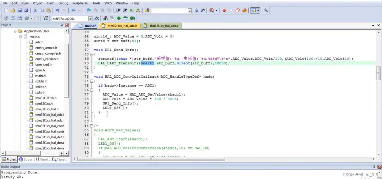 STM32 F103C8T6 cubemx ADC配置_stm32f103 adc hal配置-CSDN博客