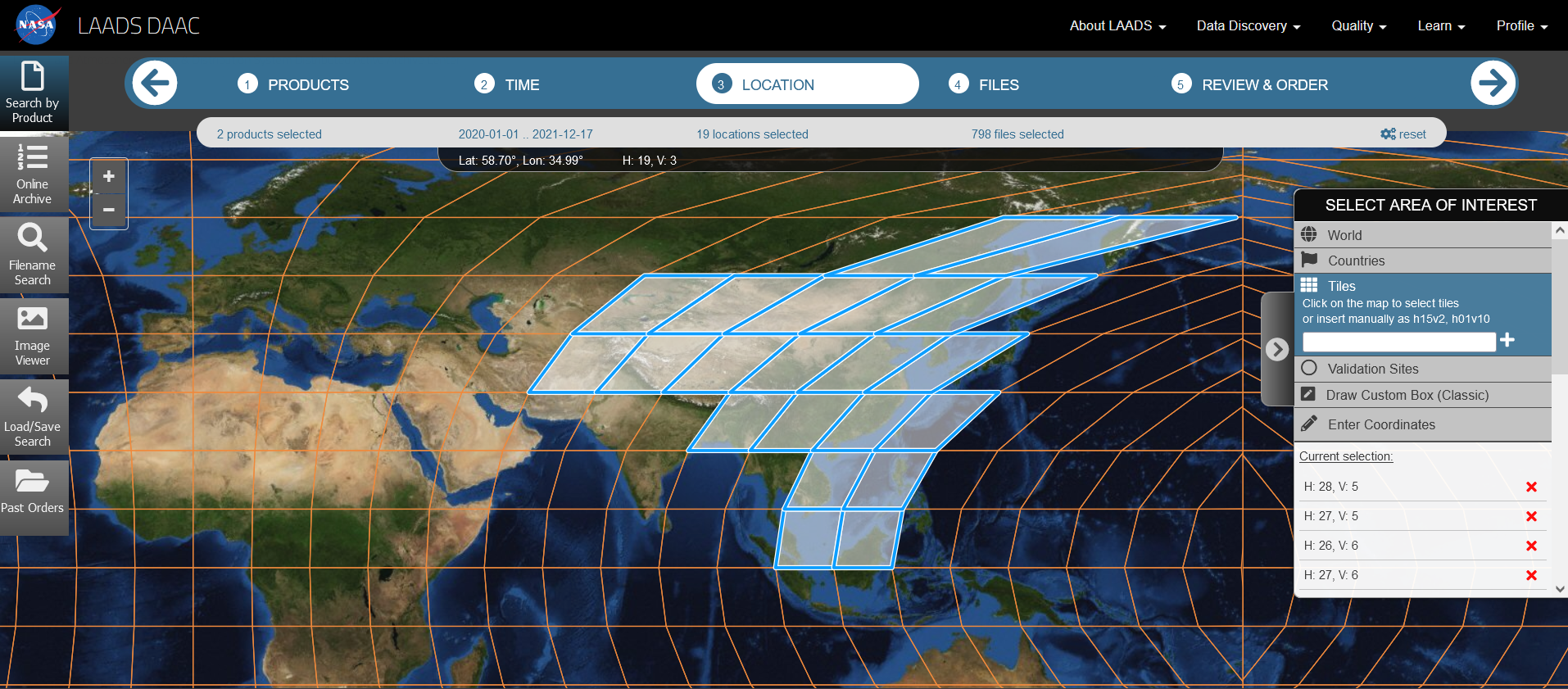 MODIS数据覆盖中国全境的轨道编号图_modis数据中国条代号-CSDN博客