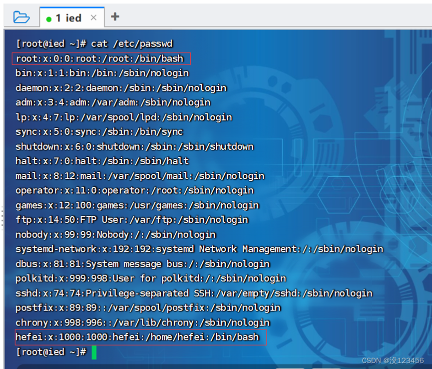 大数据1.2Linux用户操作_(1) 打开一个终端窗口,切换到root用户。 (2) 查看passwd文件中后10个用户的信息。-CSDN博客