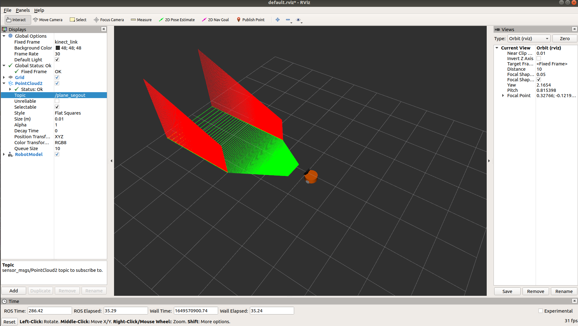 PCL学习笔记（三）：平面和直线提取_pcl提取平面的法线-CSDN博客