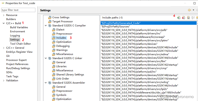 S32K DS添加头文件路径方法_s32ds添加头文件路径-CSDN博客