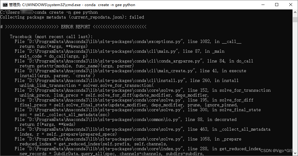 Collecting package metadata (current_repodata.json): failed--2个解决方案 ...