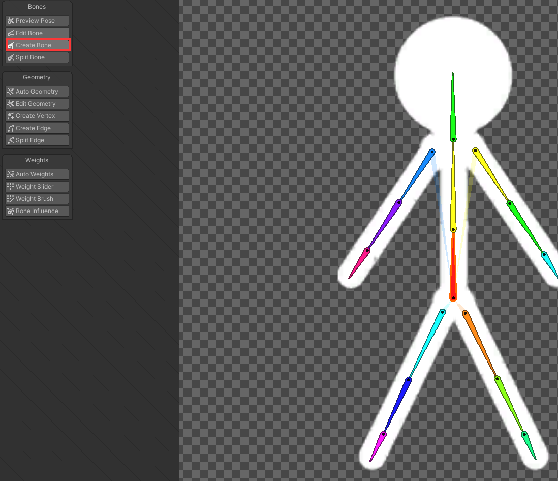 Unity学习笔记(7) Unity2D骨骼动画制作流程_unity 2d骨骼-CSDN博客