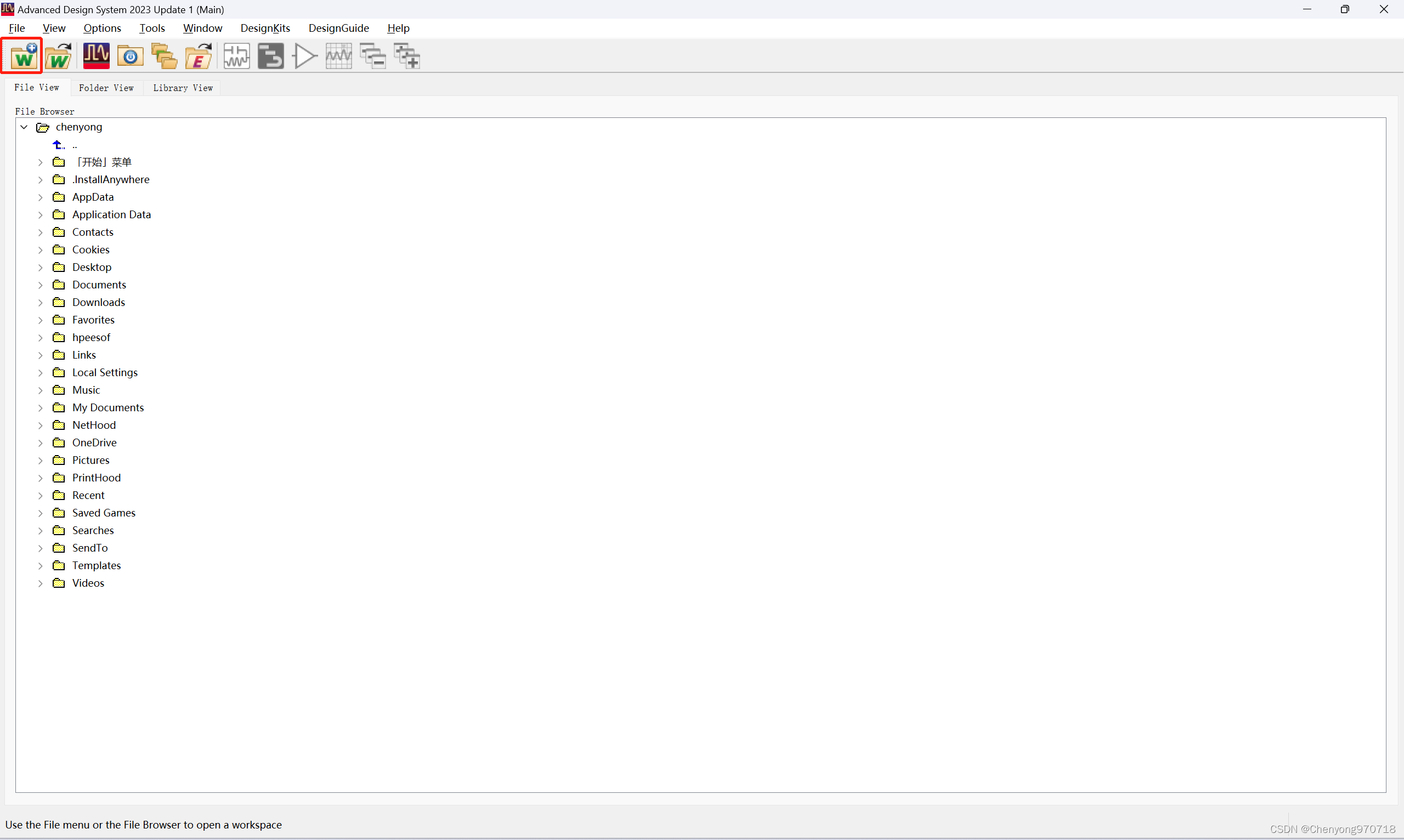 ADS2023:Tutorial-1_Workspace,Library and Cell-CSDN博客