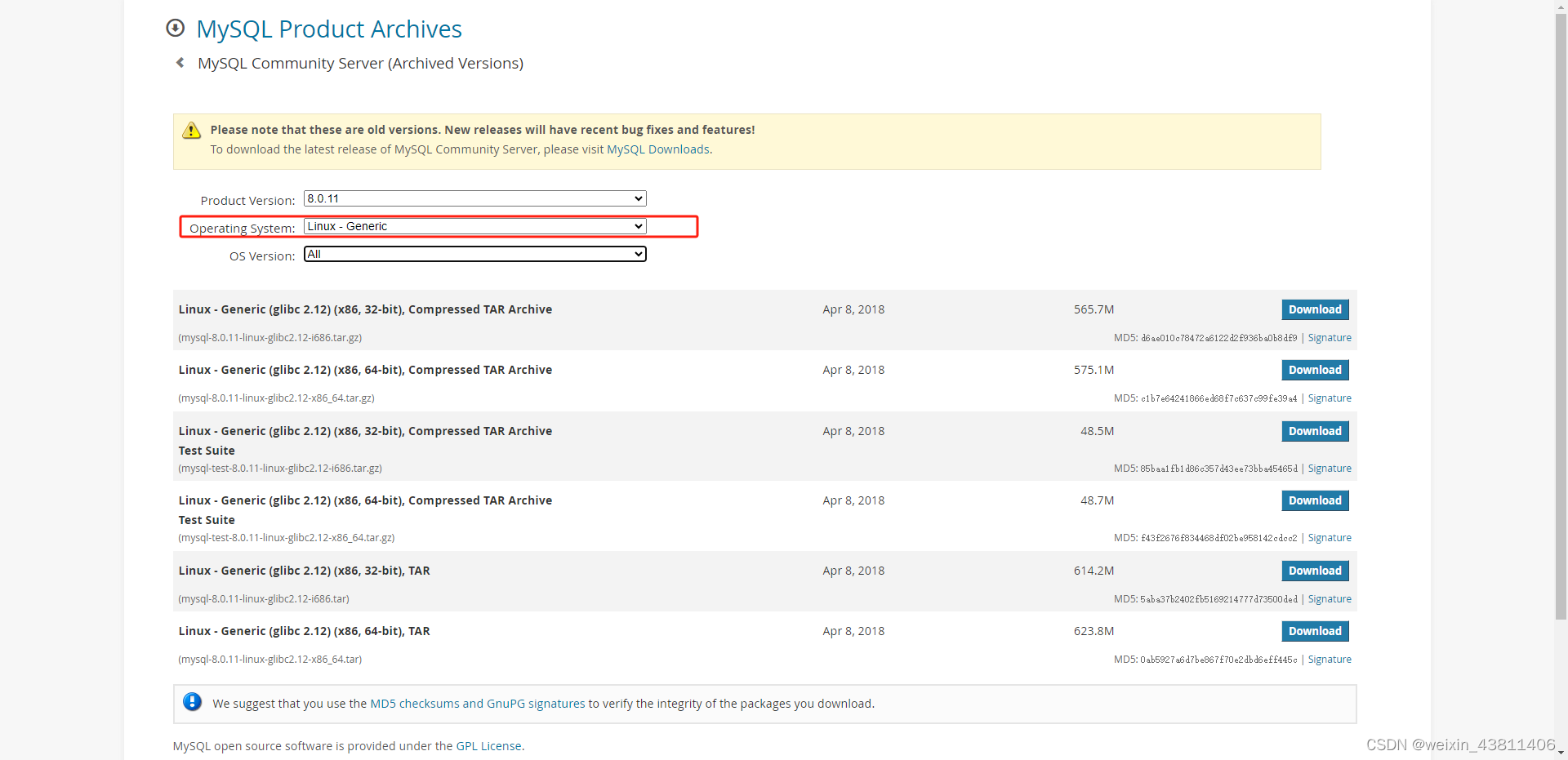 Centos7安装Mysql8_no package mysql-server available.-CSDN博客