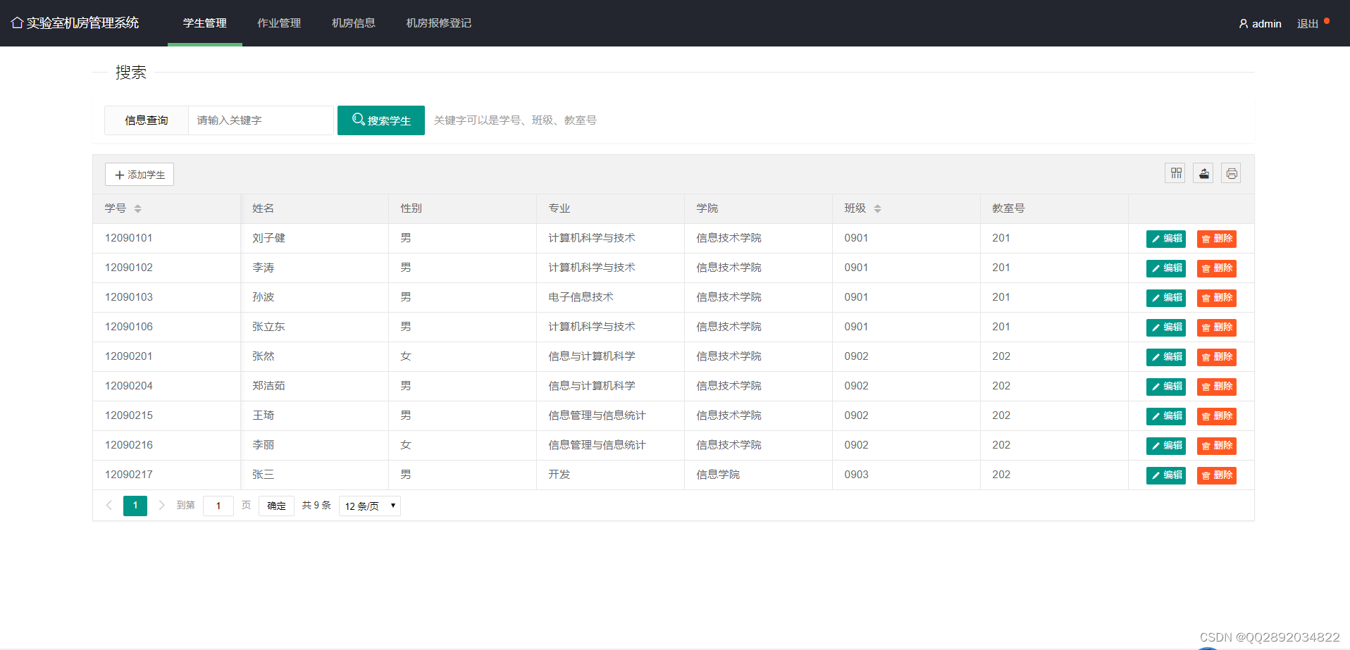 Javaweb基于jspservlet开发学生机房管理系统源码 课程设计 毕业设计机房管理系统web Csdn博客 5151