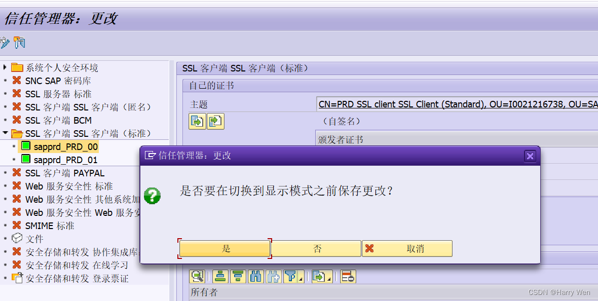 SAP对接外部系统--SSL安全证书导入（以钉钉为例）_sap 导入证书-CSDN博客