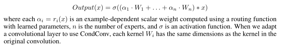 条件参数化卷积CondConv_赫瑟尔的博客-CSDN博客