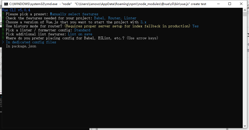 Vue-cli 创建Vue3 项目全过程_vuecli4.5 vue3 babel-CSDN博客