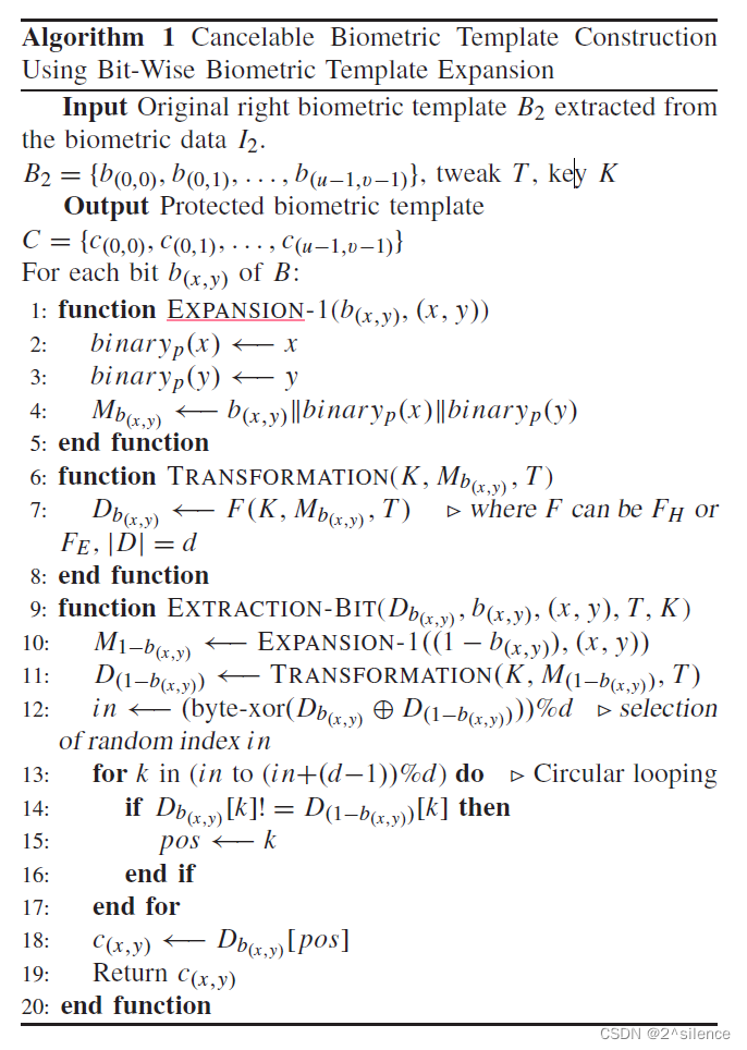 【论文阅读】Cancelable Multi-Biometric Approach Using Fuzzy Extractor and Novel Bit-Wise Encryption-CSDN博客