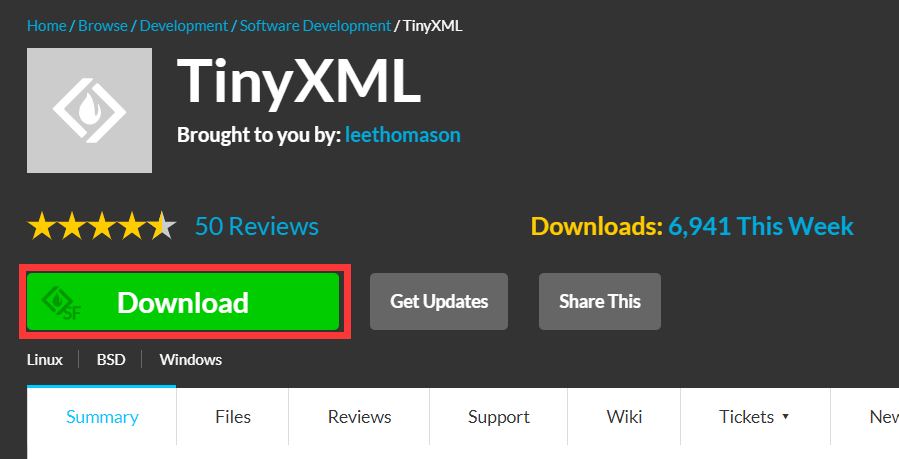 vs2019引入tinyxml库_tinyxml下载-CSDN博客
