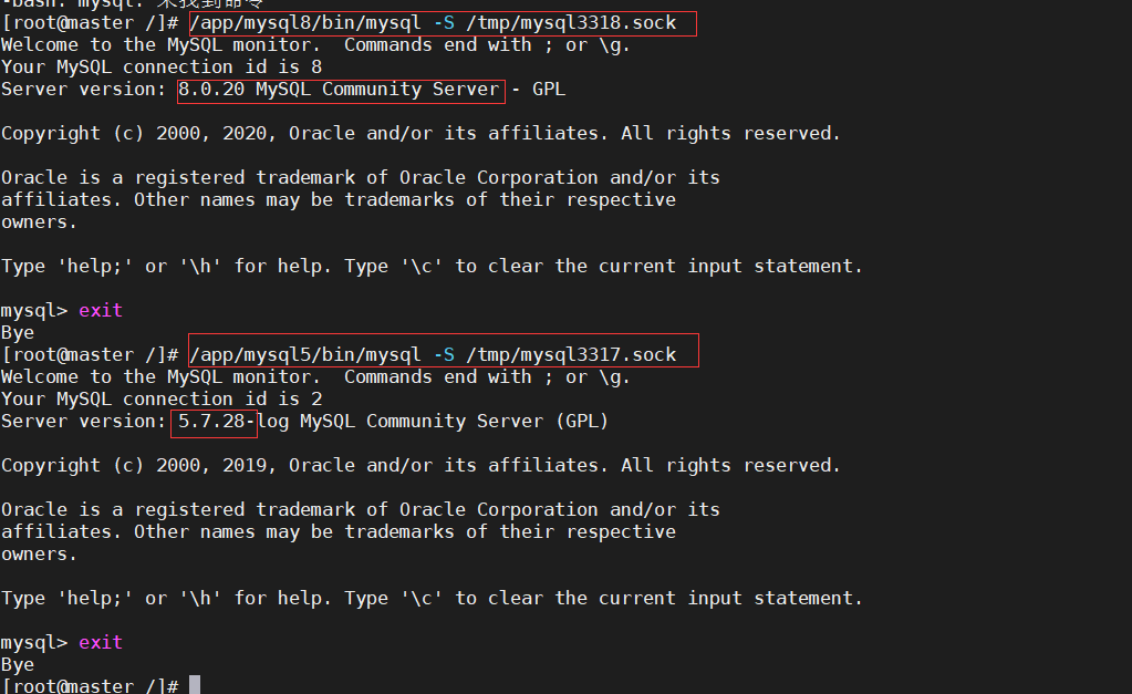 MySQL不同版本多实例部署——5.7和8.0_linux mysql安装不同版本多实例-CSDN博客