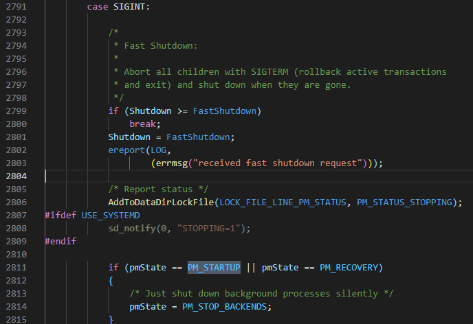 PostgreSQL数据库状态pmState——PM_STARTUP状态_postgres: startup waiting for 00000001000000000000-CSDN博客