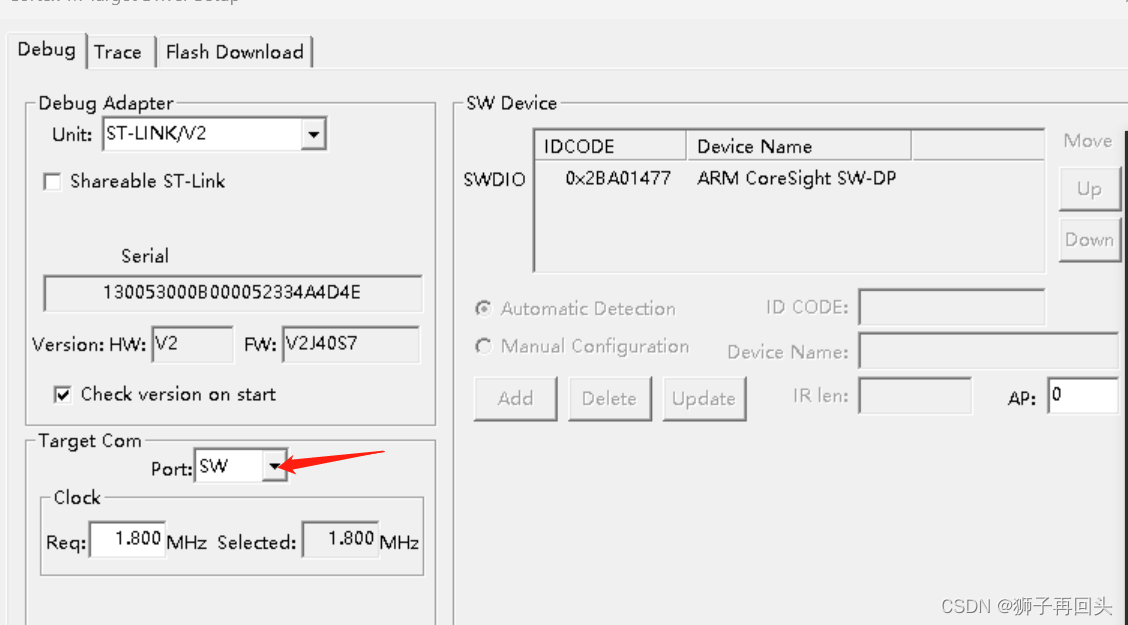 ST-LINK 调试GD32-F4系列接线_stlink gd32-CSDN博客