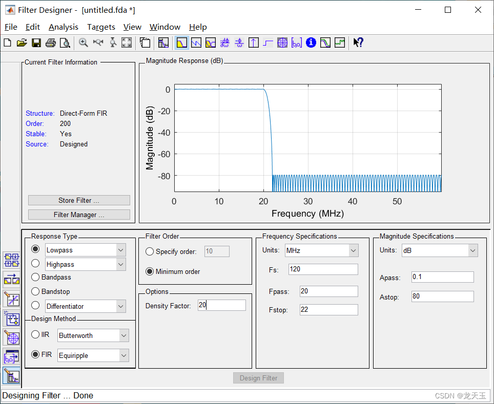 基于FPGA的脉冲压缩设计（Matlab+vivado）_fpga 脉冲压缩-CSDN博客